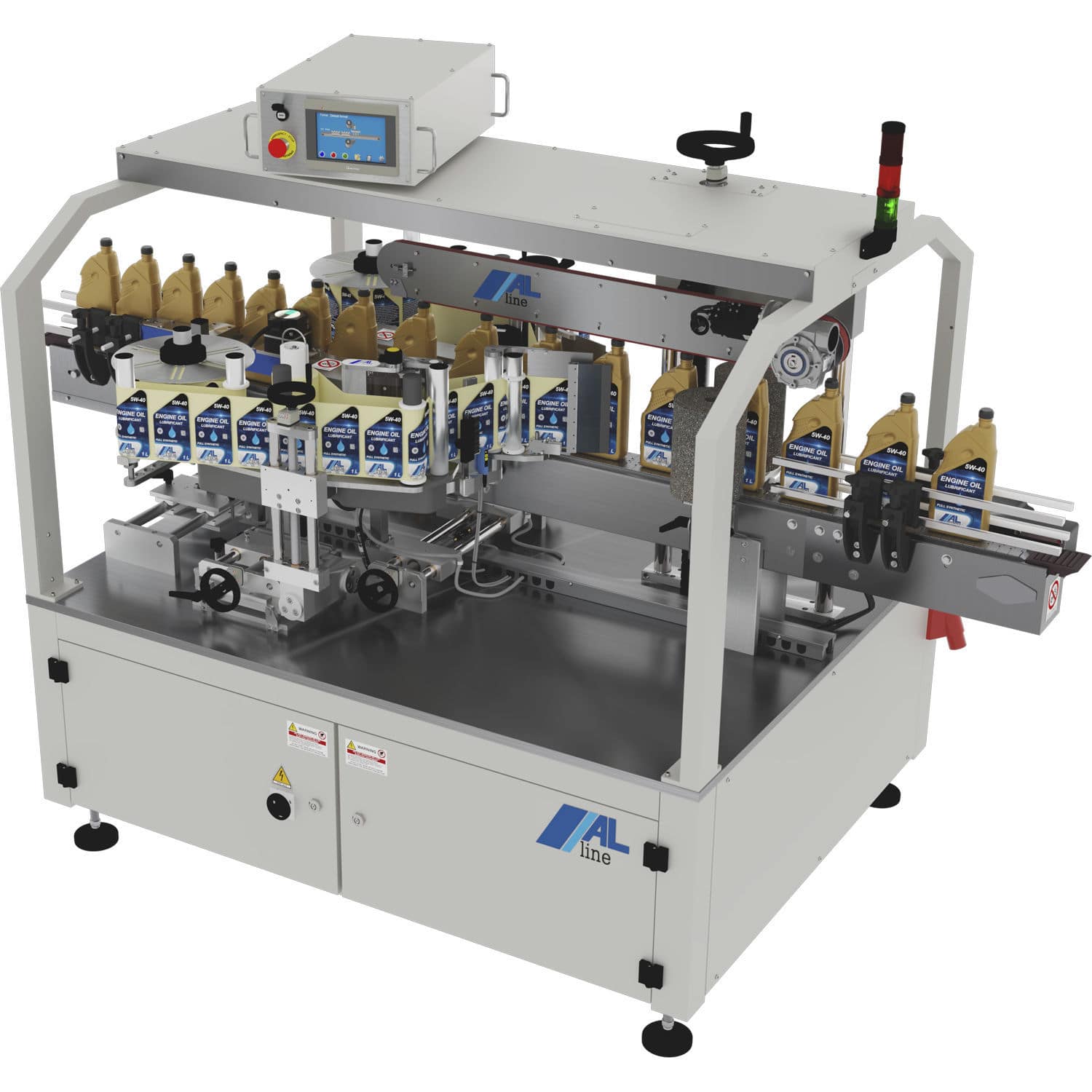 Automatic labeler - ALline E - ALTECH - for bottles / for packaging / for chemicals