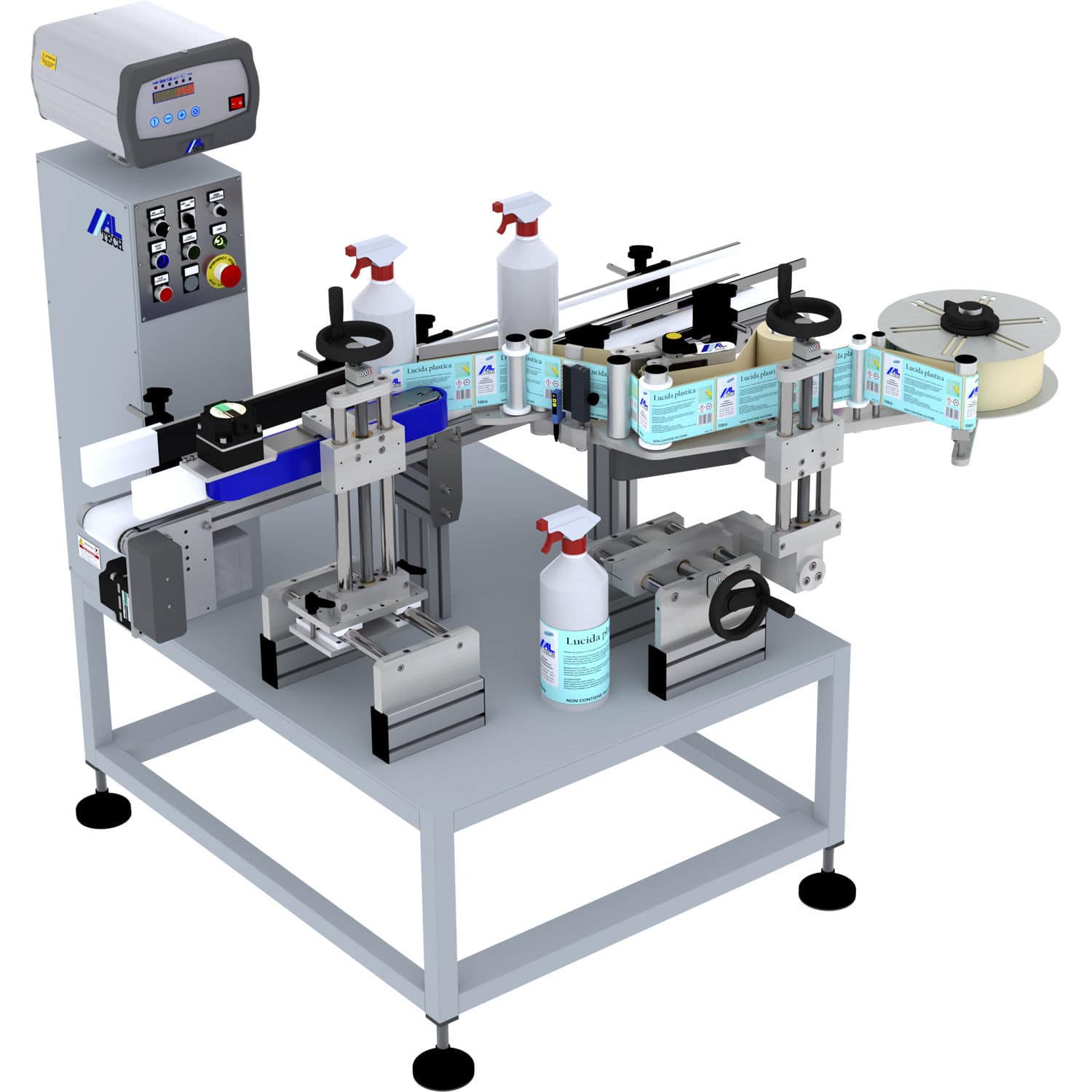 Automatic labeler - ALbelt C - ALTECH - for bottles / side / wrap-around