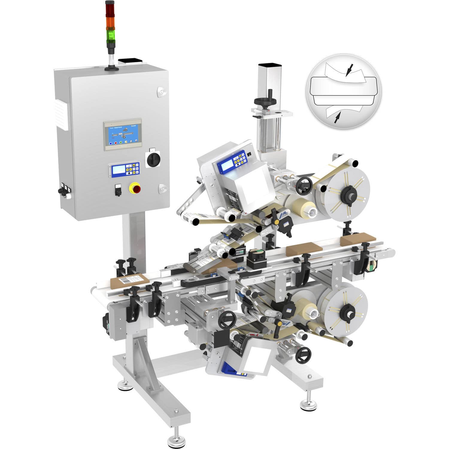 Automatic labeler - ALbelt - ALTECH - for packaging / for boxes / bag