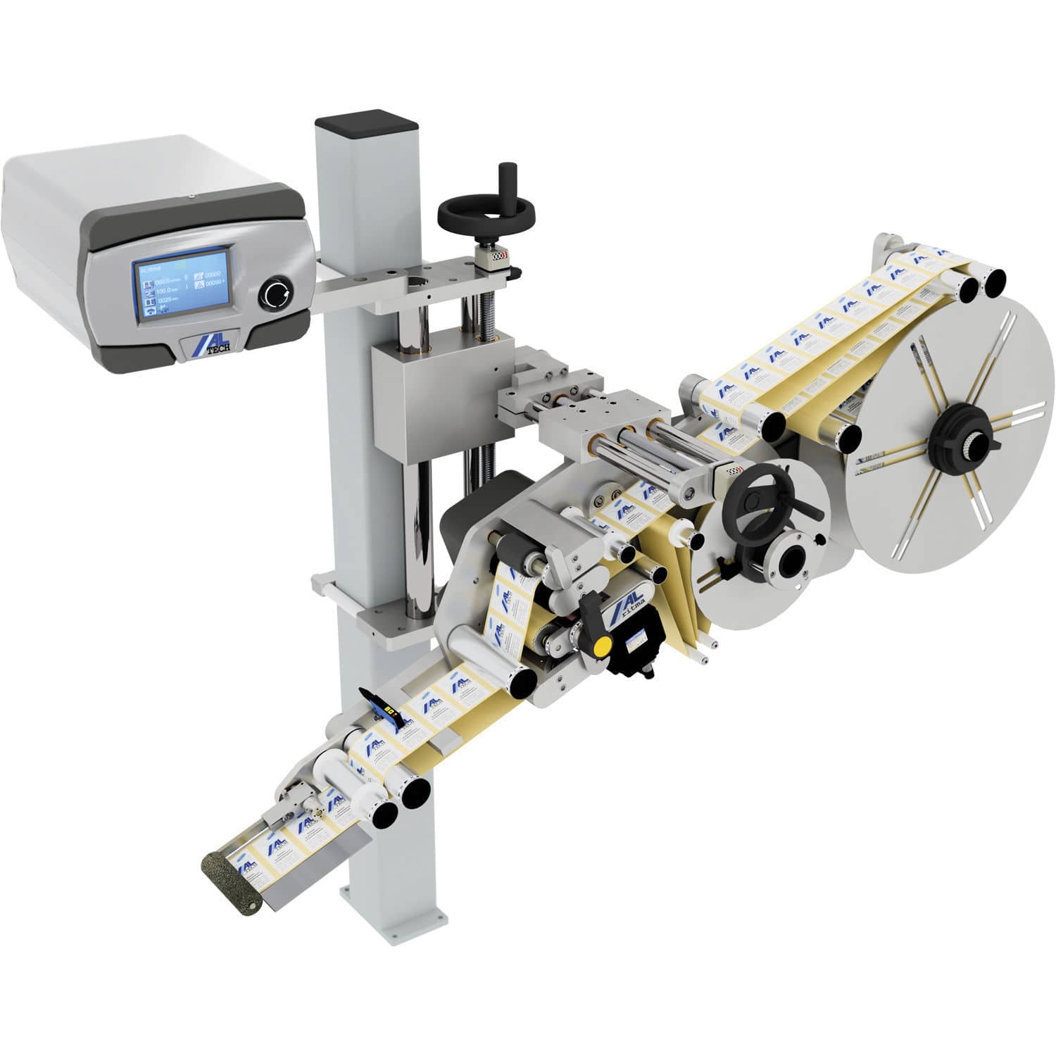 Automatic label applicator - ALritma X - ALTECH - for packaging / for ...