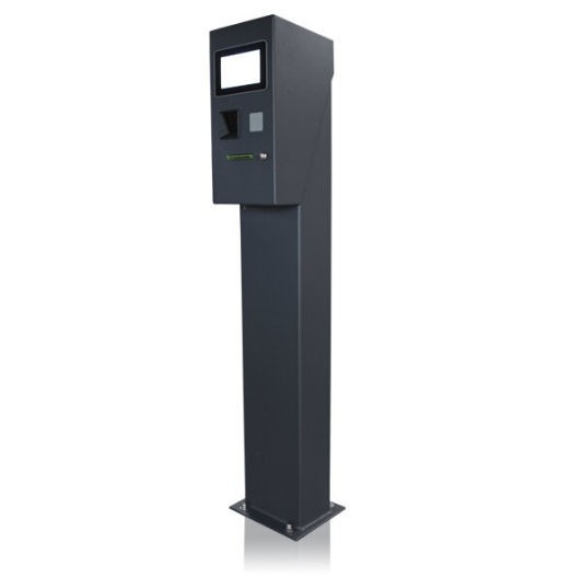 Bollard with touch screen - OrtoLinePlus - Alphatronics - access control / aluminium