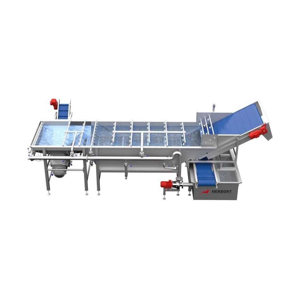 Bean washing machine - 780 - Herbort - belt / spraying