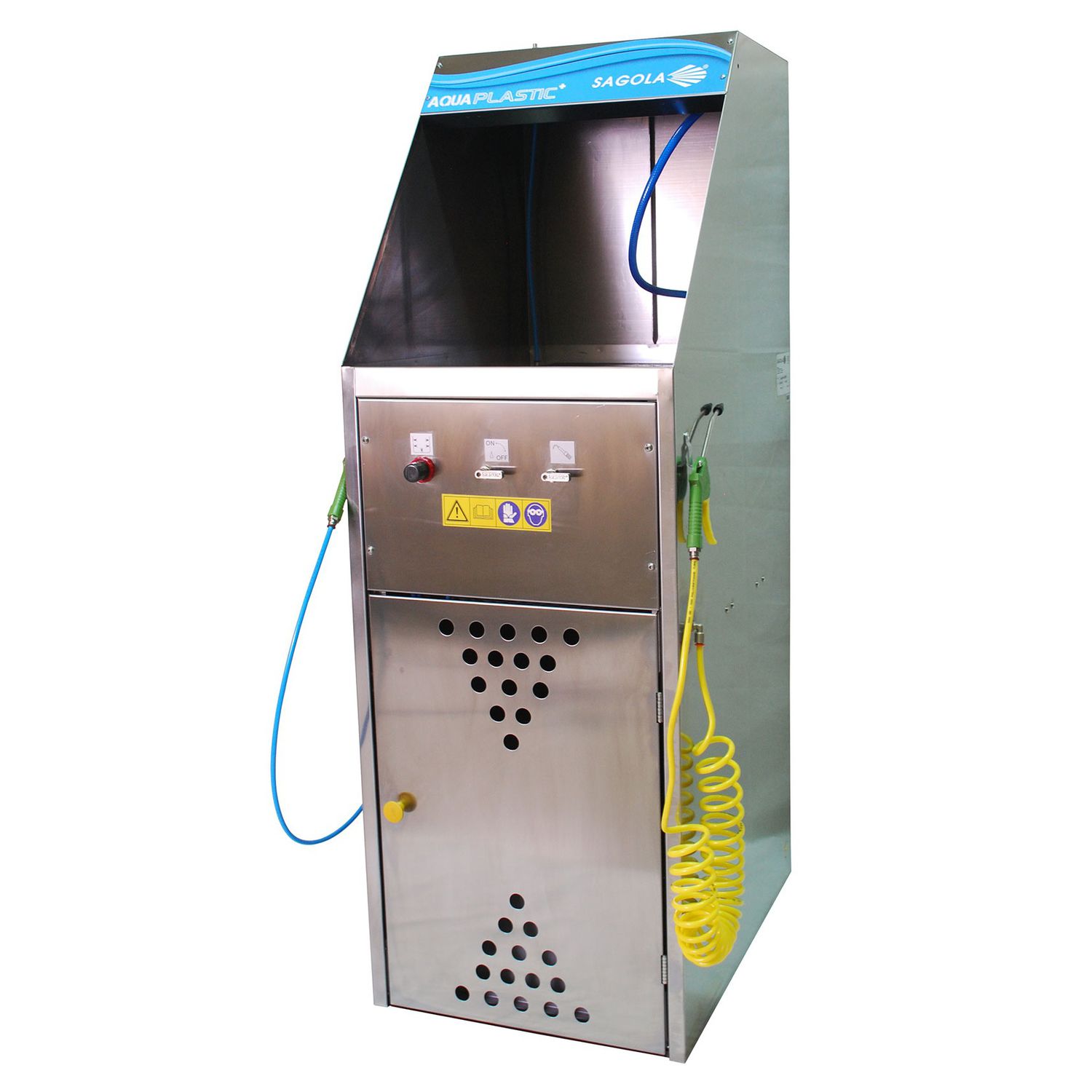 Spray cleaning machine - AQUA PLASTIC PLUS - SAGOLA S.A.U. - stainless ...