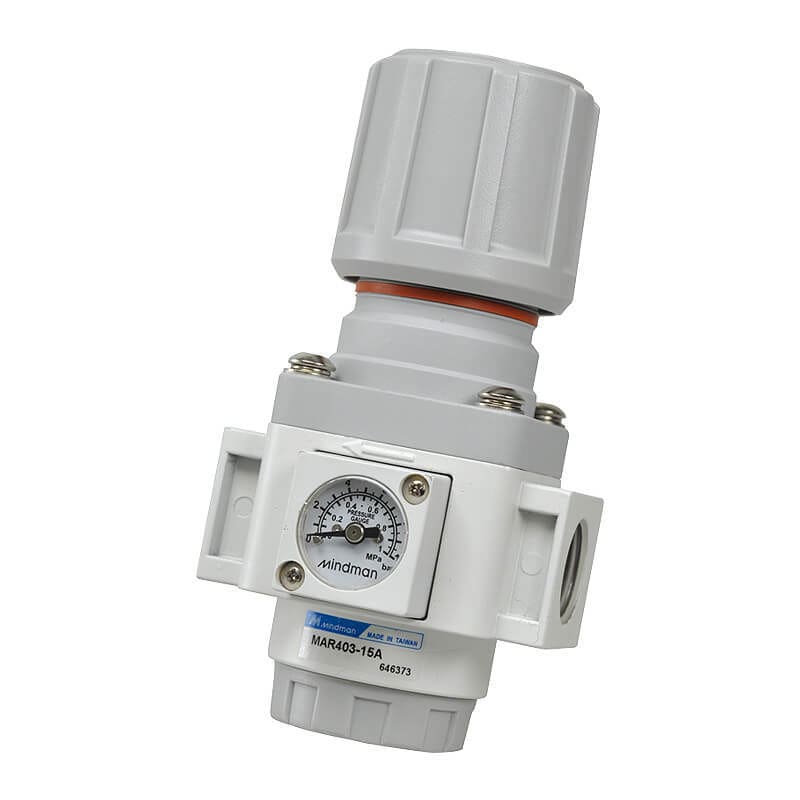 Air pressure regulator - MAR403 - Mindman Industrial - single-stage ...