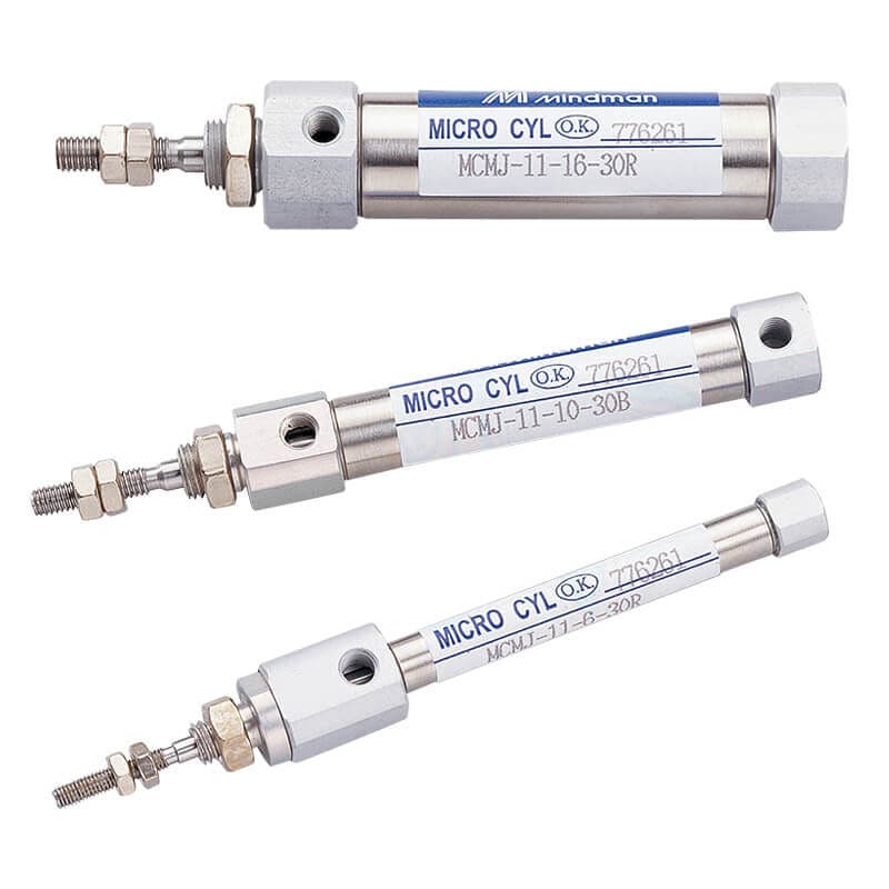 Pneumatic actuator - MCMJ - Mindman Industrial - linear / double-acting ...