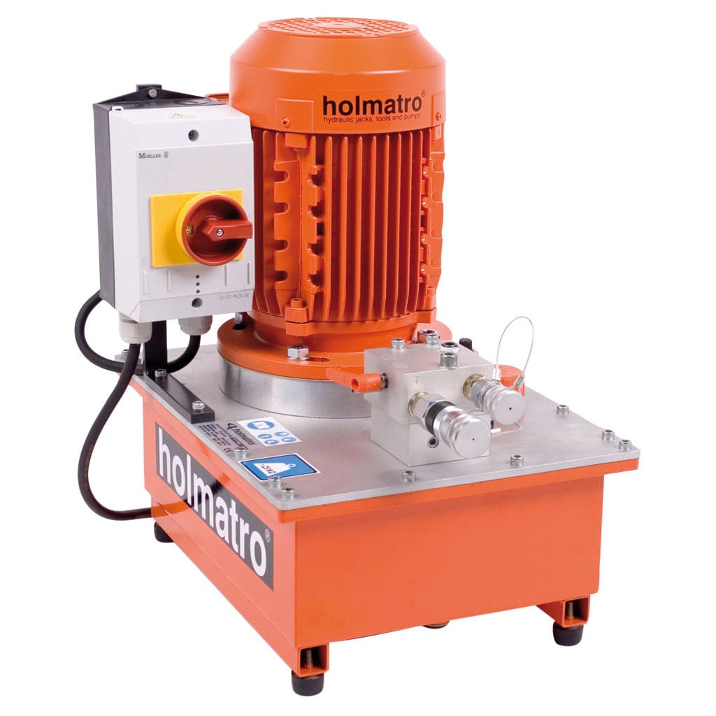 Electrically-powered hydraulic pump - IPU-M 06 W 6 SQ - Holmatro ...