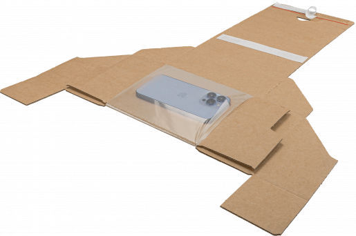 Corrugated cardboard packaging - QUICKSNAP - DREI V GmbH - transport ...