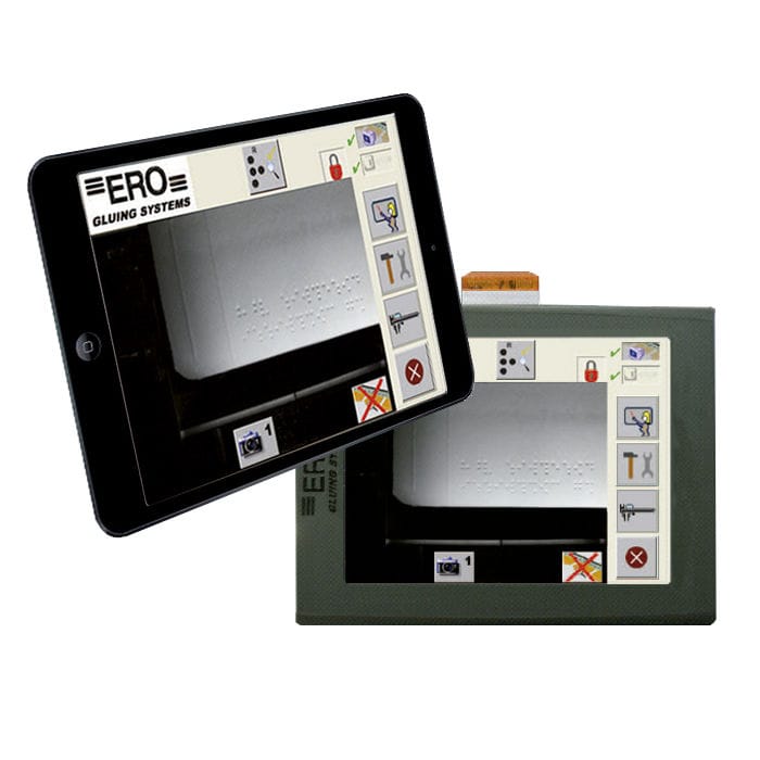 Braille code inspection system - ERO-BR - ERO Gluing Systems - camera ...