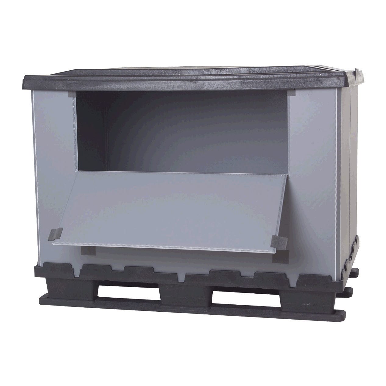 Foldable pallet box - K4 - Kiga GmbH - plastic / storage / transport