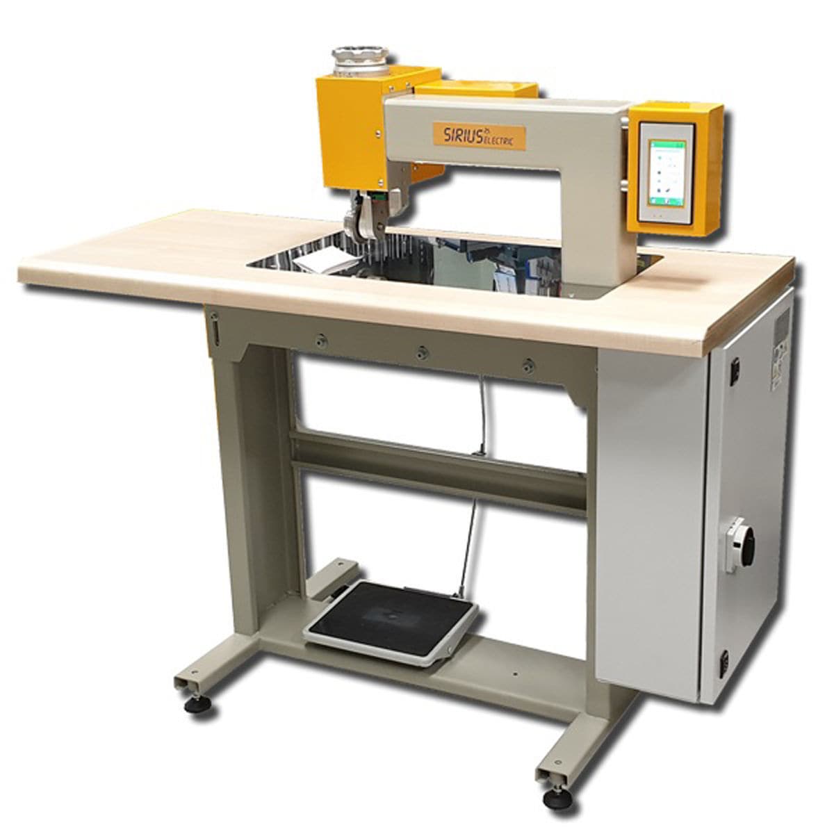 Non-woven sewing machine - SEW R-010 - SIRIUS ELECTRIC S.R.L. - table ...