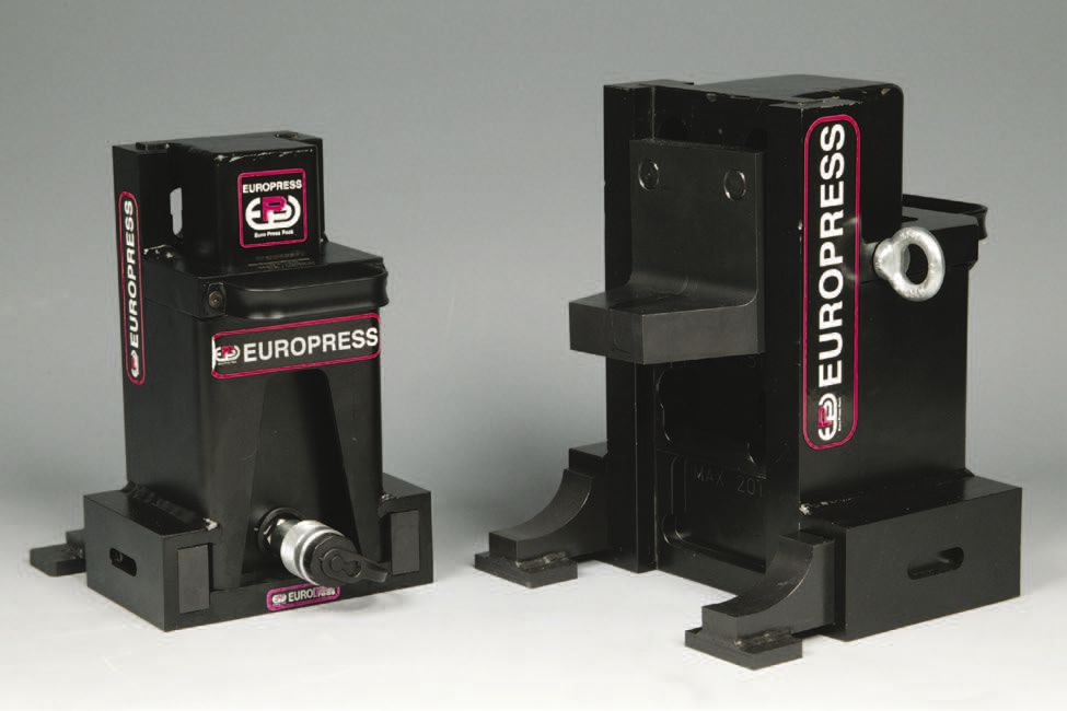 Toe jack - UJ series - Euro Press Pack Spa Unipersonale - hydraulic / steel