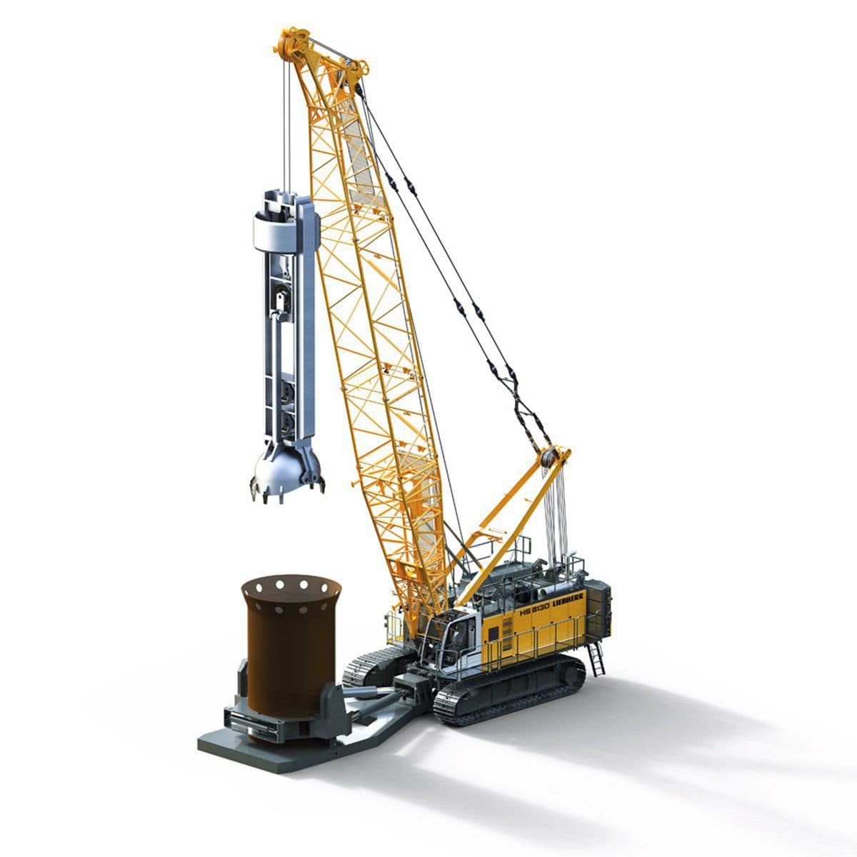 Crawler crane - HS 8130 HD - Liebherr Excavators - boom / for ...