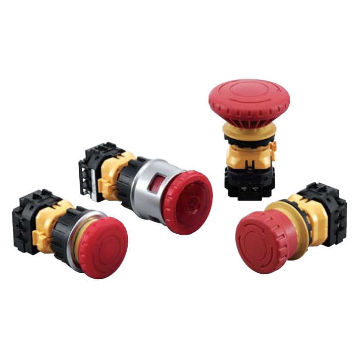 Mushroom push-button switch - XN series - IDEC USA - emergency stop ...