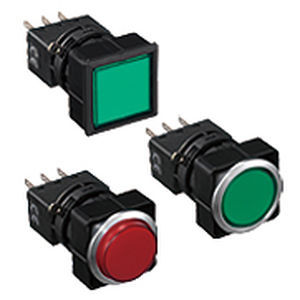 Spring push-button switch - LW series - IDEC USA - IP65 / miniature ...