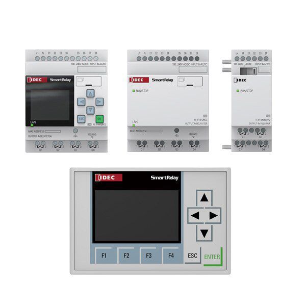 Compact programmable relay - FL1F SmartRelay - IDEC - micro / analog ...