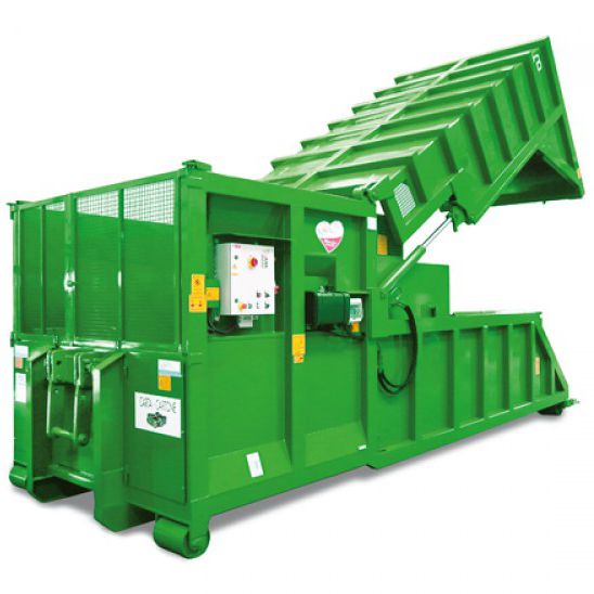 Horizontal waste compactor - CMPACB series - B.T.E. SPA - cardboard ...