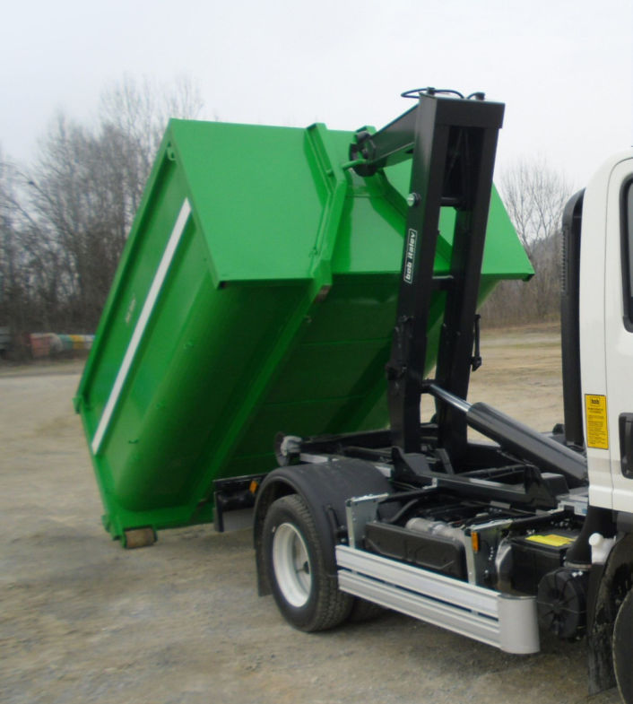 Truck hook lift - A3 MS series - BOB SISTEMI IDRAULICI SPA - swing-arm