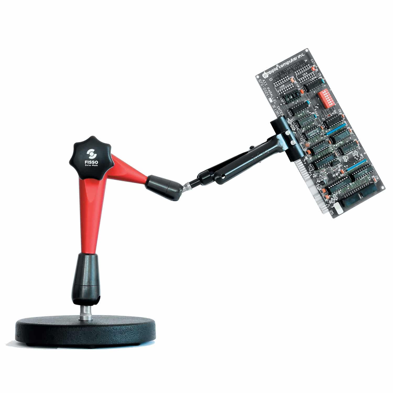 Universal stand - M-28 - Fisso - for printed circuit board / swing-arm