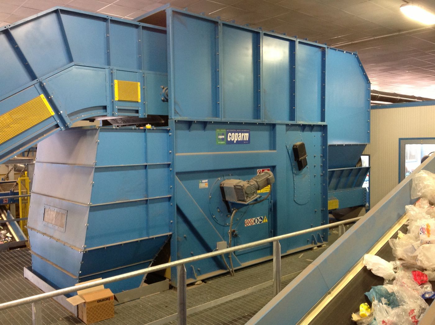 Waste separator - CO.PAR.M. SRL - paper / rotary / flow