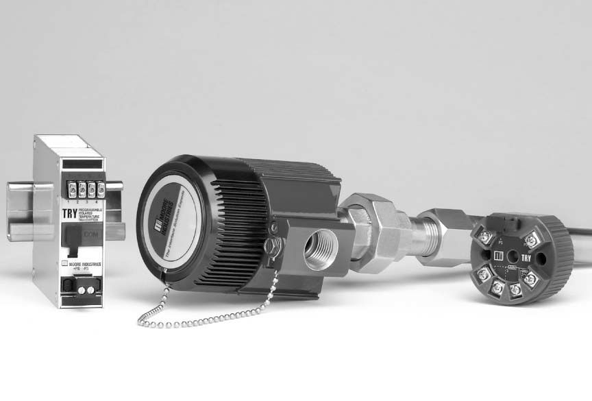 Probe head-mounted temperature transmitter - 4 - 20 mA, -50 ... +1 000 ...