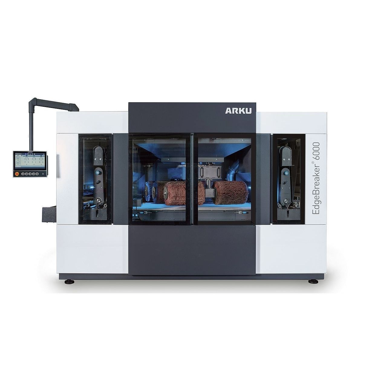 Brush deburring machine - EdgeBreaker® 6000 - ARKU Maschinenbau GmbH ...