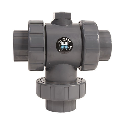 Ball valve - HCTN series - Hayward Industries, Inc. - PVC / 3-way