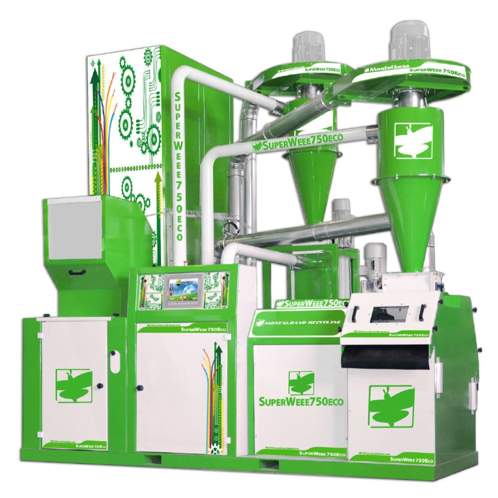 WEEE recycling unit - SUPER WEEE ECO series - MONTALBANO SRL