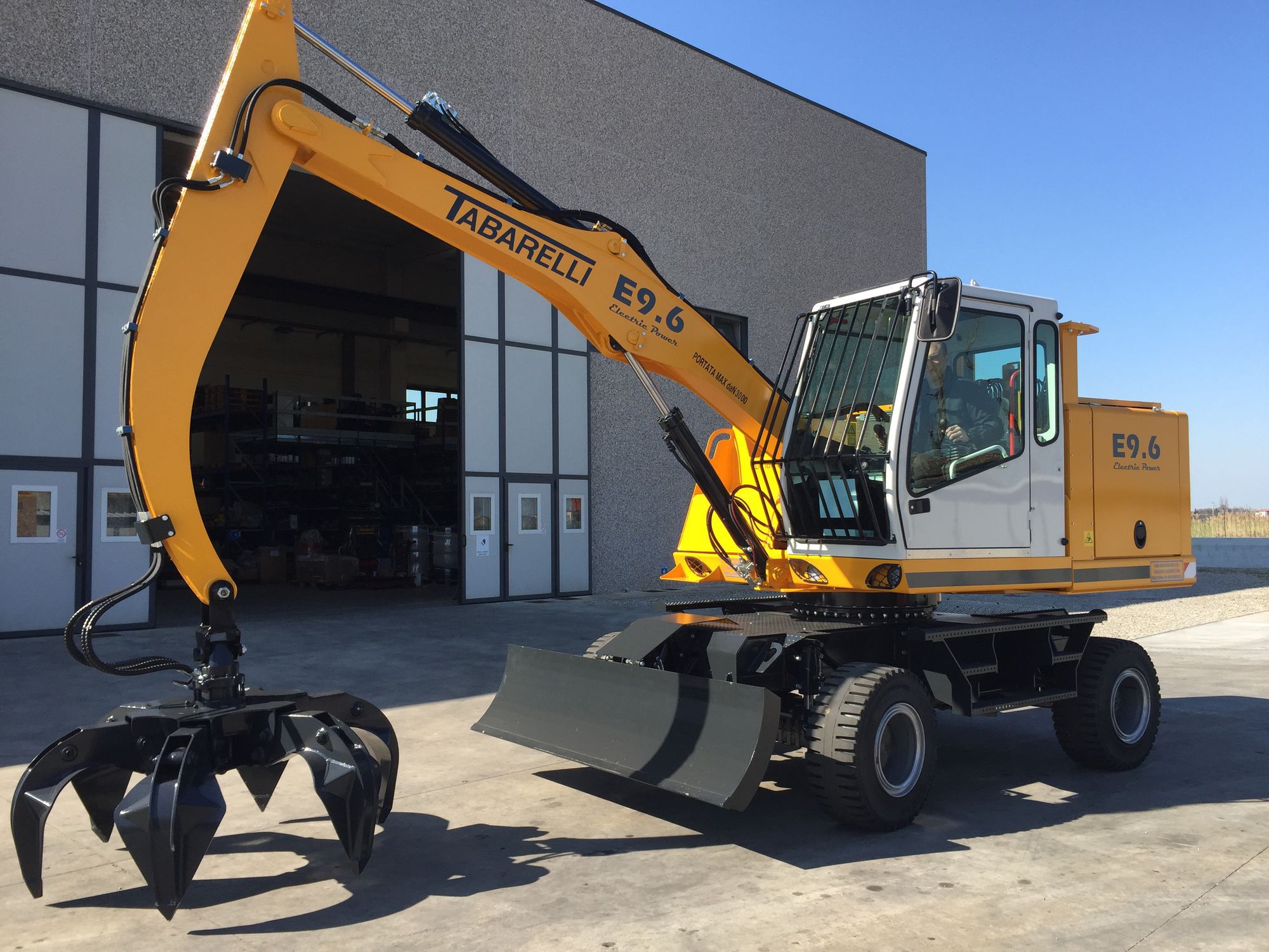 Rubber-tired material handler - E 9.6 - OFFICINA MECCANICA F.LLI ...