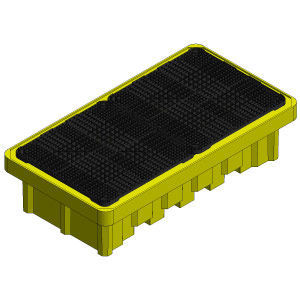 2-drum containment bund - SECURETANK P 1101 - PLASTIC PROGET EUROPEAN ...
