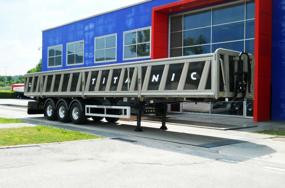 Dump semi-trailer - TITANIC - TECNOKAR TRAILERS SRL - 3-axle / towed ...