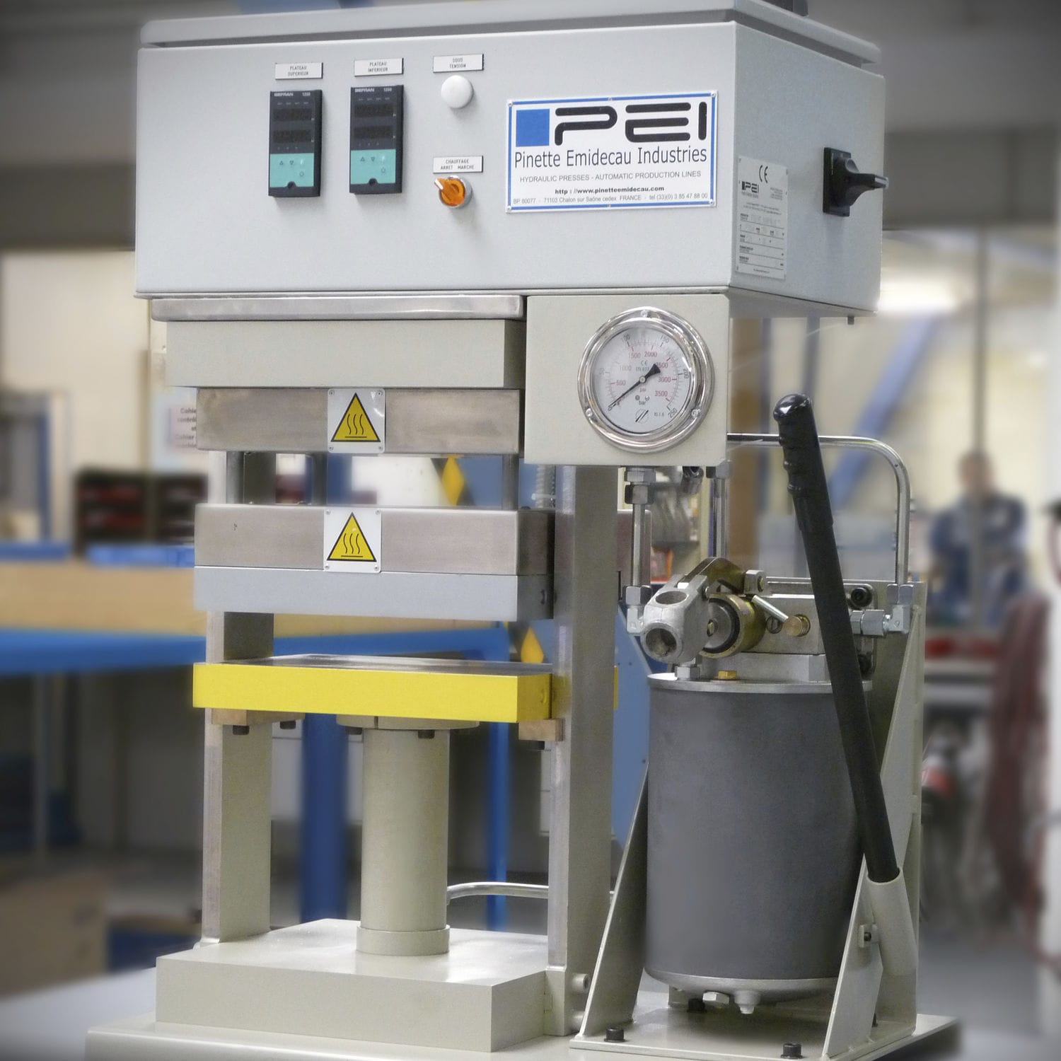 Manual press - PINETTE EMIDECAU INDUSTRIES - hydraulic / laboratory ...
