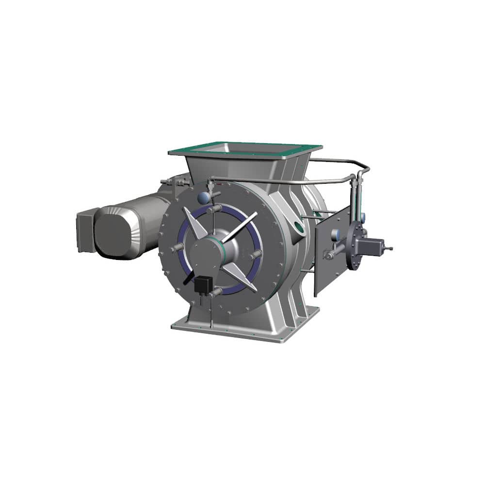 Pneumatic conveying rotary valve - PV - NEU-JKF - for bulk materials ...