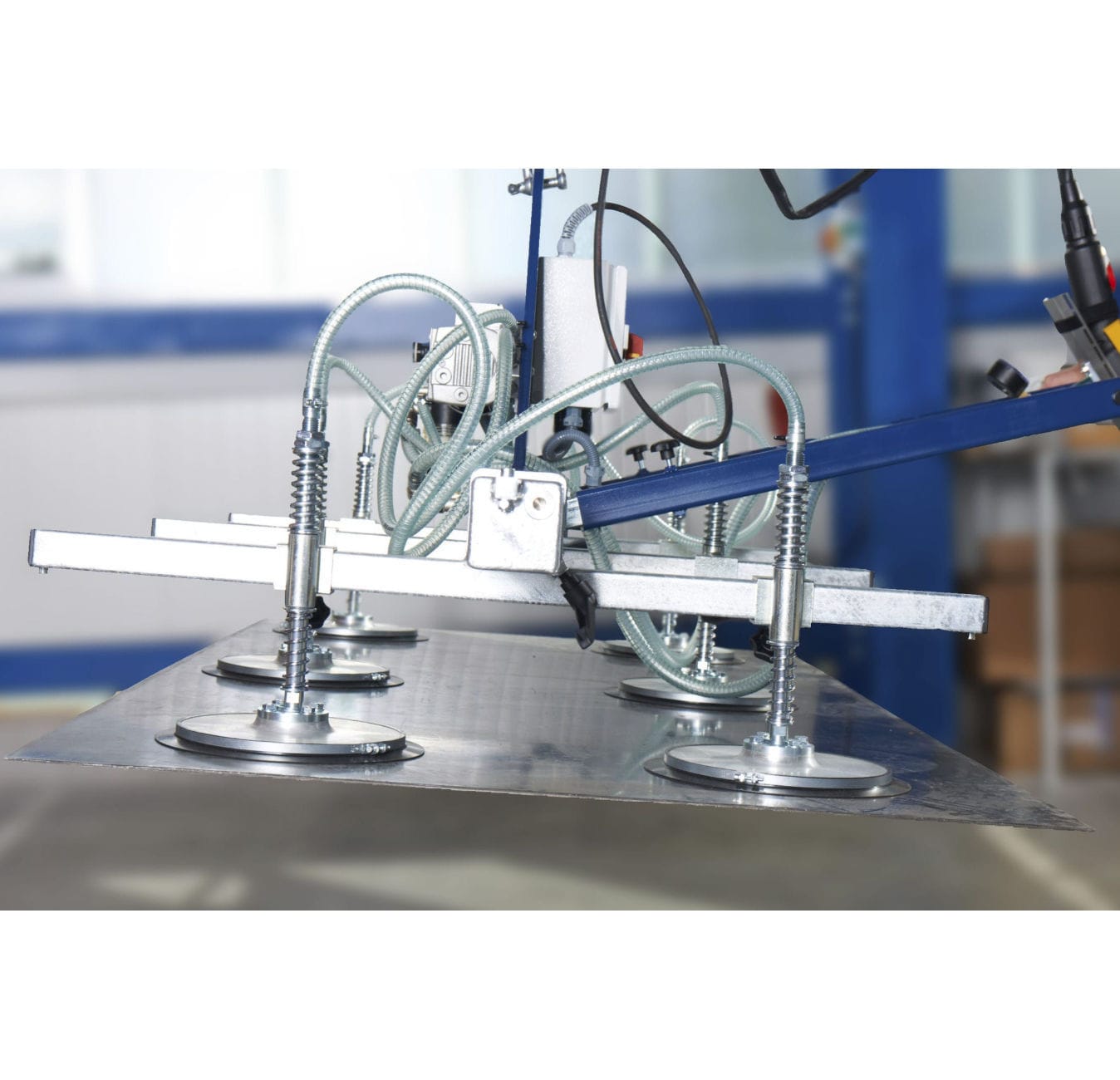 Sheet metal vacuum lifting device - AERO-LIFT - for flat parts / glass ...