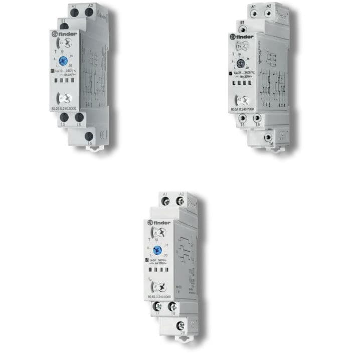 Solid-state time relay - 80 series - FINDER S.p.A. con unico socio ...