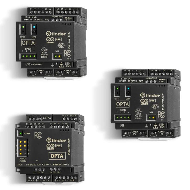 DIN rail programmable relay - 8A series - FINDER S.p.A. con unico socio - analog inputs ...