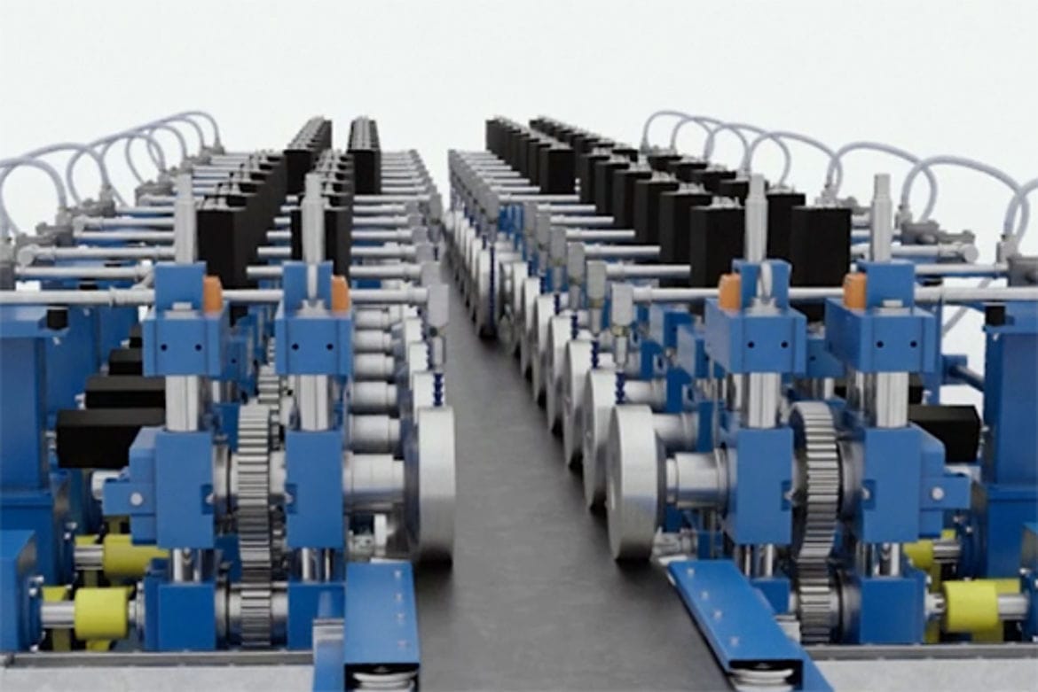 Profile roll forming machine - DPMflex - DREISTERN GmbH & Co. KG