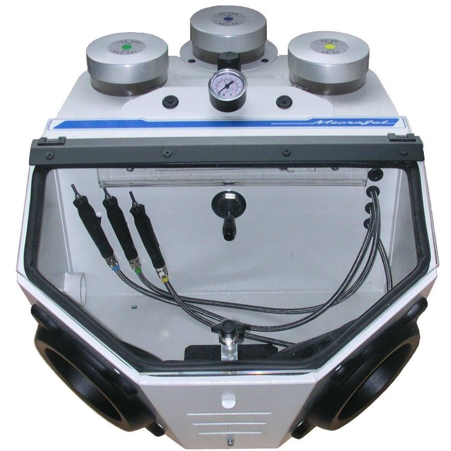 Injector blast cabinet - MICROJET - Gläsner Sandstrahl Maschinenbau ...