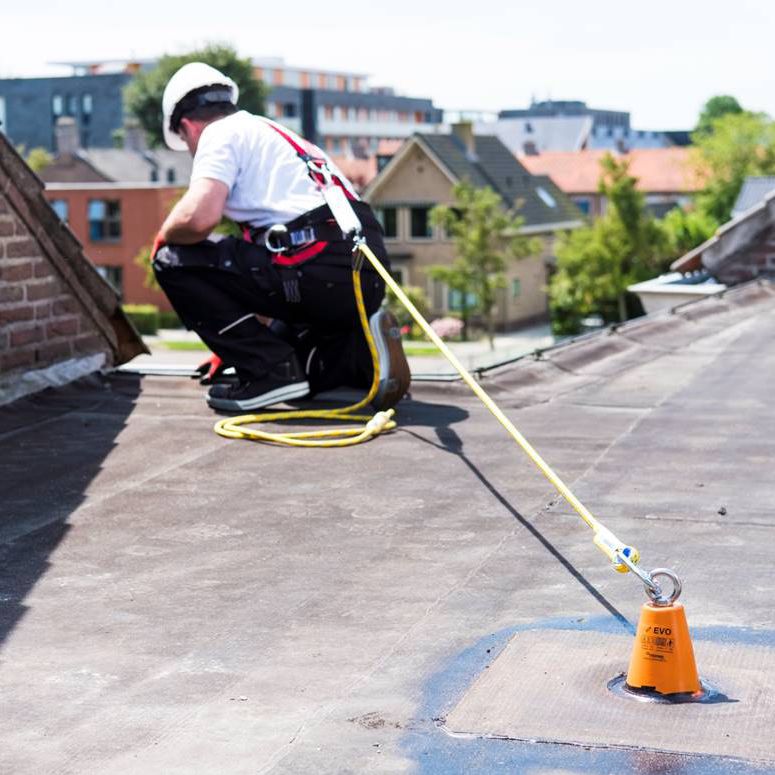 Roof fall arrest anchor - TWISTFIX EVO - Eyecatcher BV