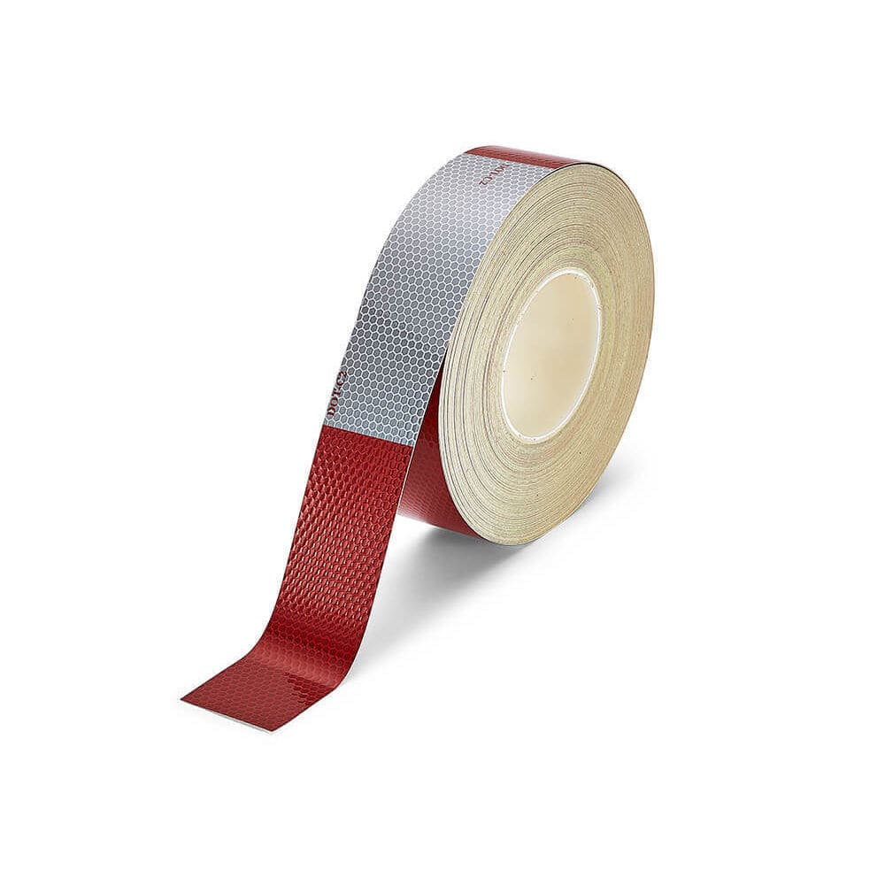 Marking adhesive tape - DOT - Heskins Limited - white / red / yellow