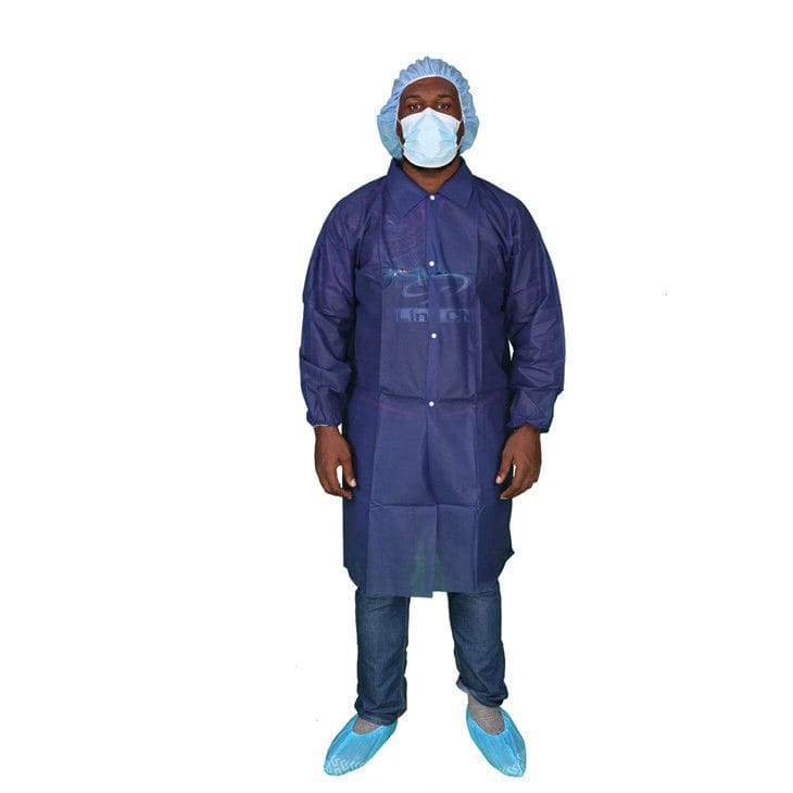 Lab coat - WLL4001 - Hubei Wanli Protective Products Co., Ltd. - work ...