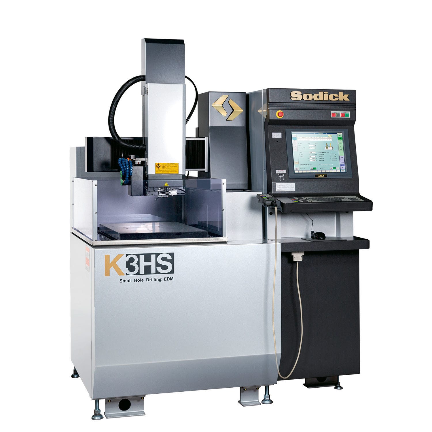 CNC drilling machine - K3HS - Sodick - 3-axis / for steel / medical