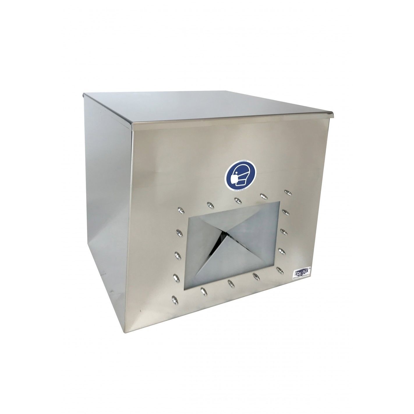 Mask dispenser - 957422 - EPIBOX - manual / stainless steel / wall-mounted