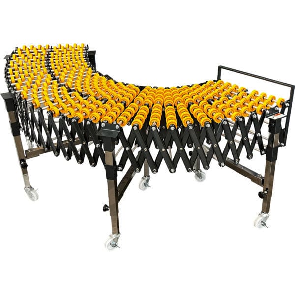 Extendable conveyor - ITALDIBIPACK - roller / horizontal / transport