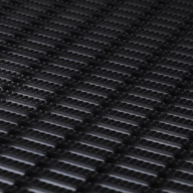 Anti-slip mat - YOGA ROLL OIL - MILTEX GmbH - oil-resistant / PVC / black