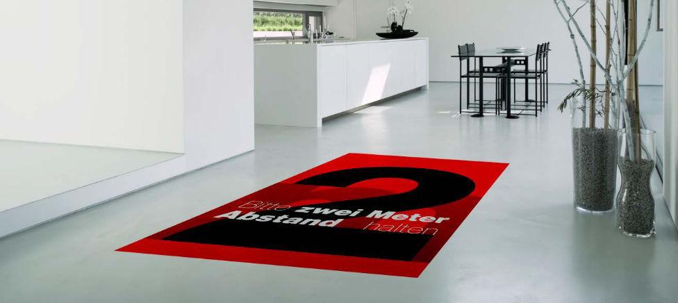 Absorbent mat - EAZYCARE SIGN - MILTEX GmbH - PVC / indoor / for high ...