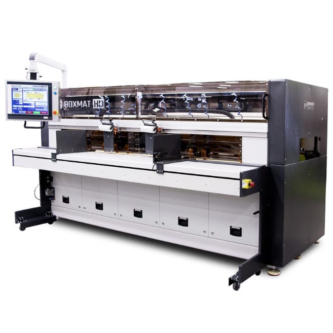 Corrugated box making machine - BOXMAT HD - Miller Weldmaster - fan ...