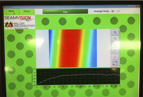 Visual inspection system - Seamvision - Miller Weldmaster - soldering