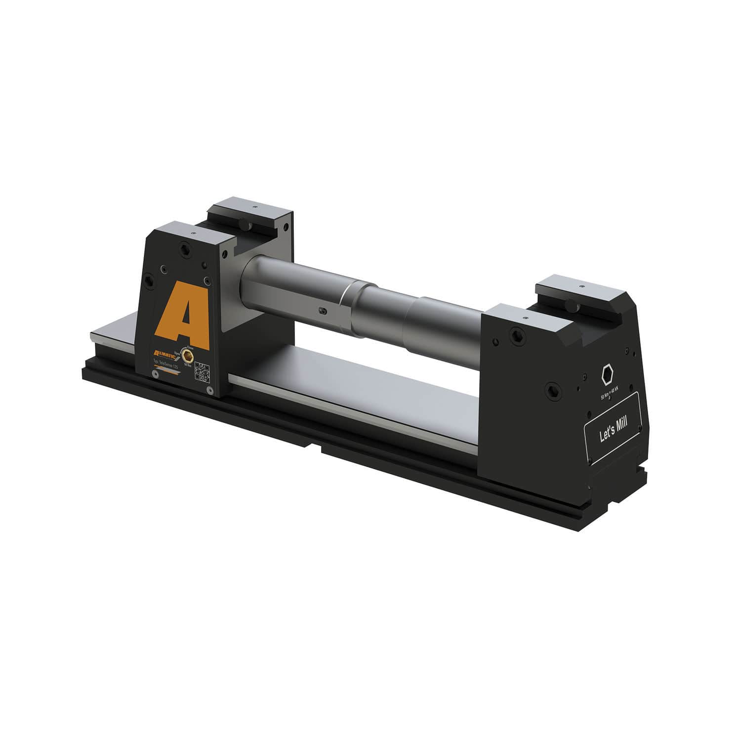 Machine tool vise - TeleSense 125 L600 - ALLMATIC-Jakob Spannsysteme ...