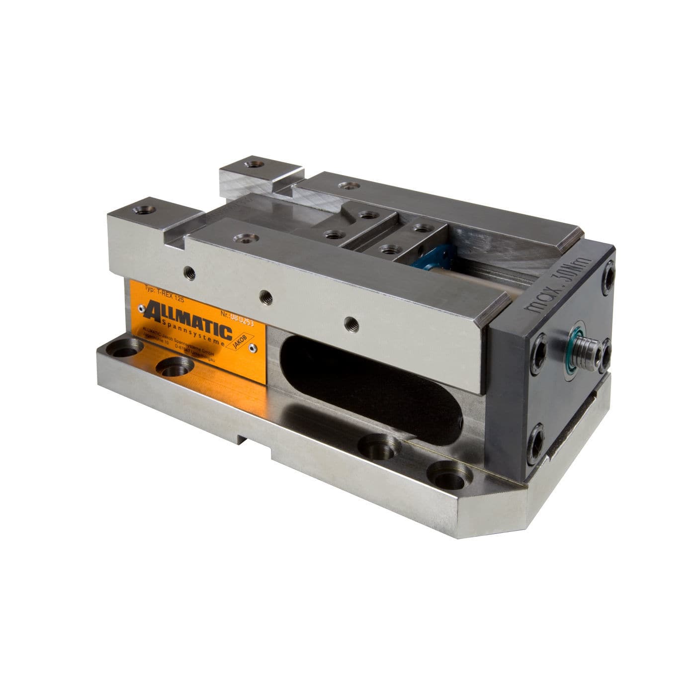 Machine tool vise - T-REX 125 - ALLMATIC-Jakob Spannsysteme