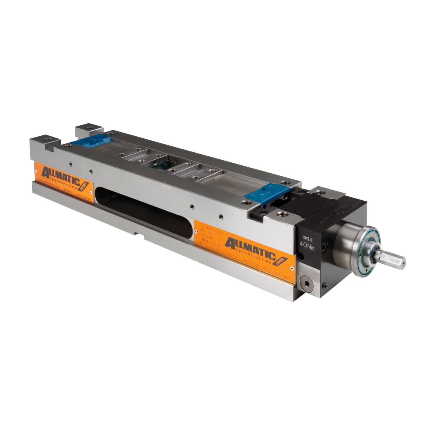 Machine tool vise - Duo Plus 125 - ALLMATIC-Jakob Spannsysteme - horizontal